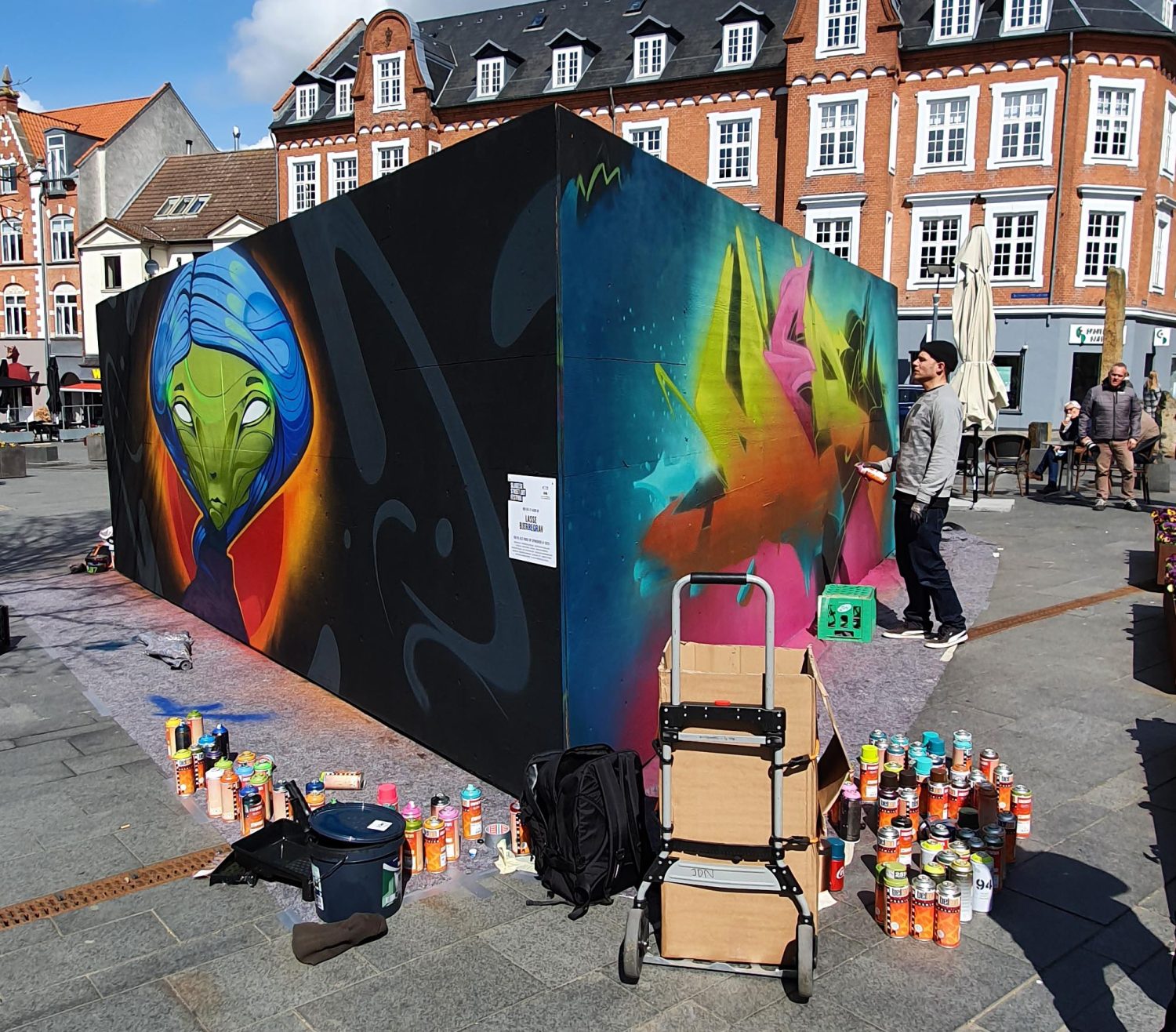 Furious Crem - Work in Progress - Slagelse Street Art festival | STREET-ART.DK